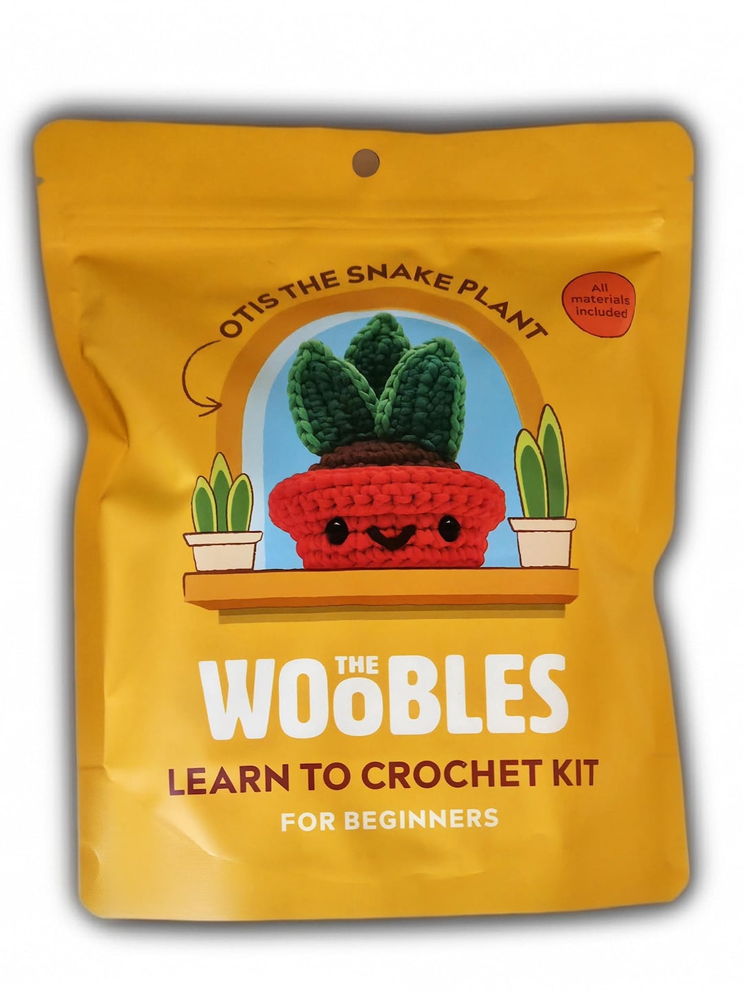 The Woobles Crochet Kit: Otis the Snake Plant - Etsy