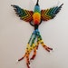 Beaded Hummingbird Pattern tutorial Only Black Rainbow - Etsy