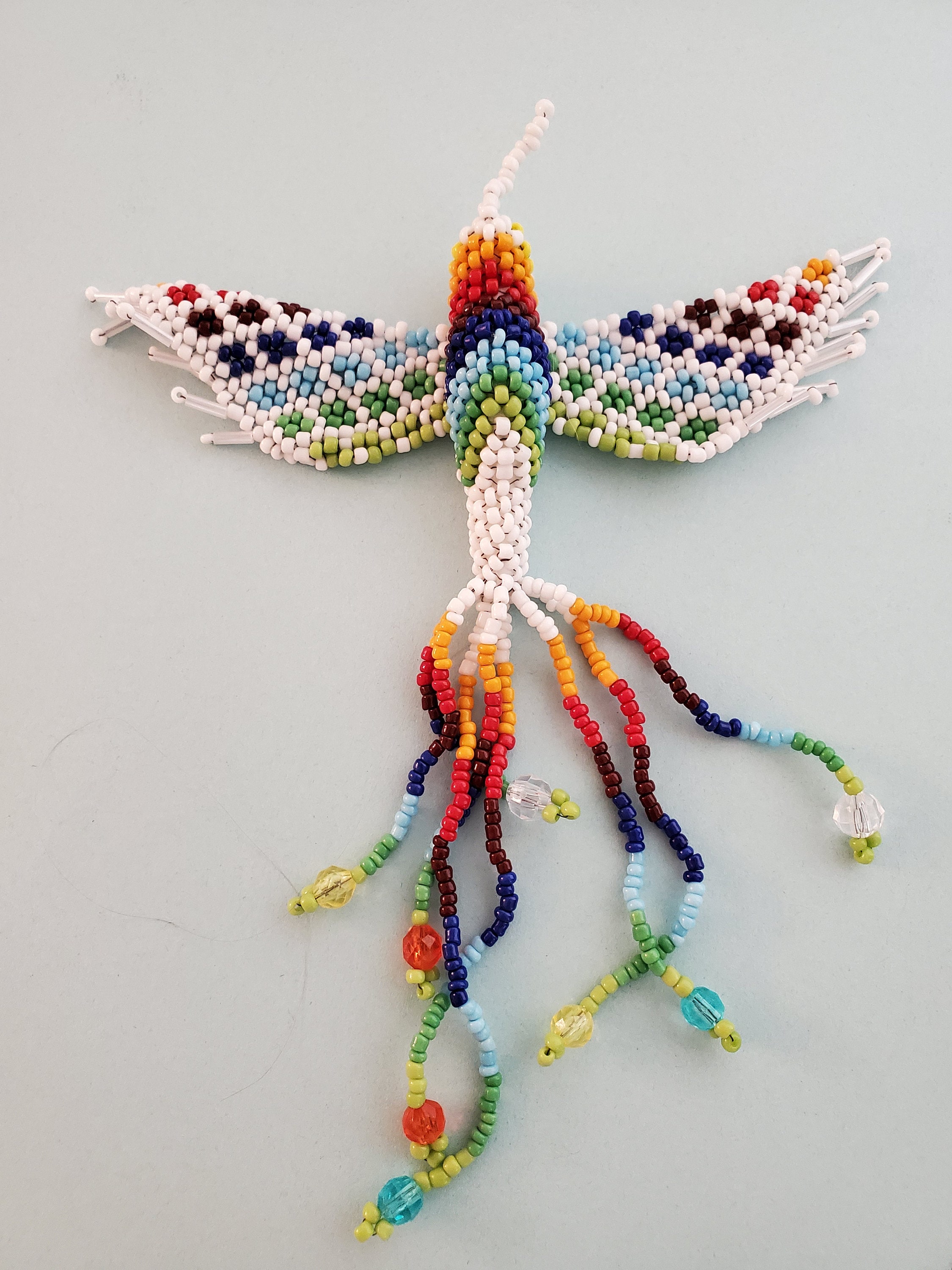 Beaded Hummingbird Pattern tutorial only | Etsy
