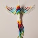 White Beaded Hummingbird Kit With Pattern and Supplies - Etsy