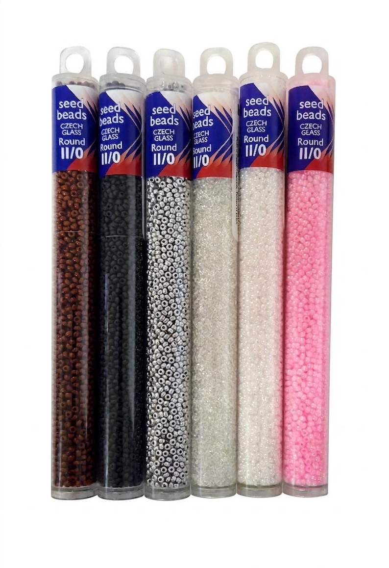 11/0 Czech Preciosa Seed Beads - 16 Colors - 24 Gram Tubes - Etsy