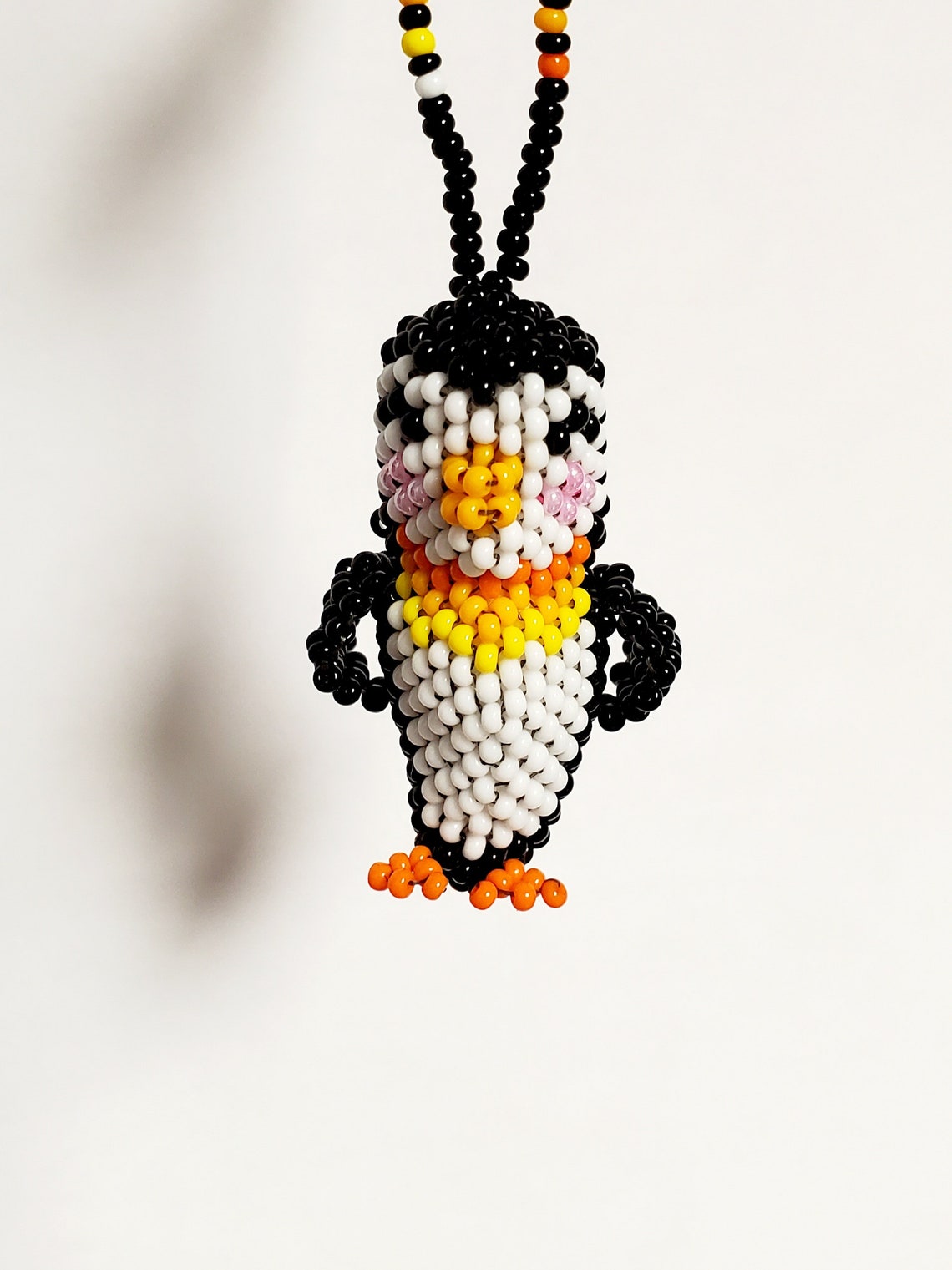 Beaded Hummingbird Beaded Penguin and Beaded Scarlet Macaw - Etsy