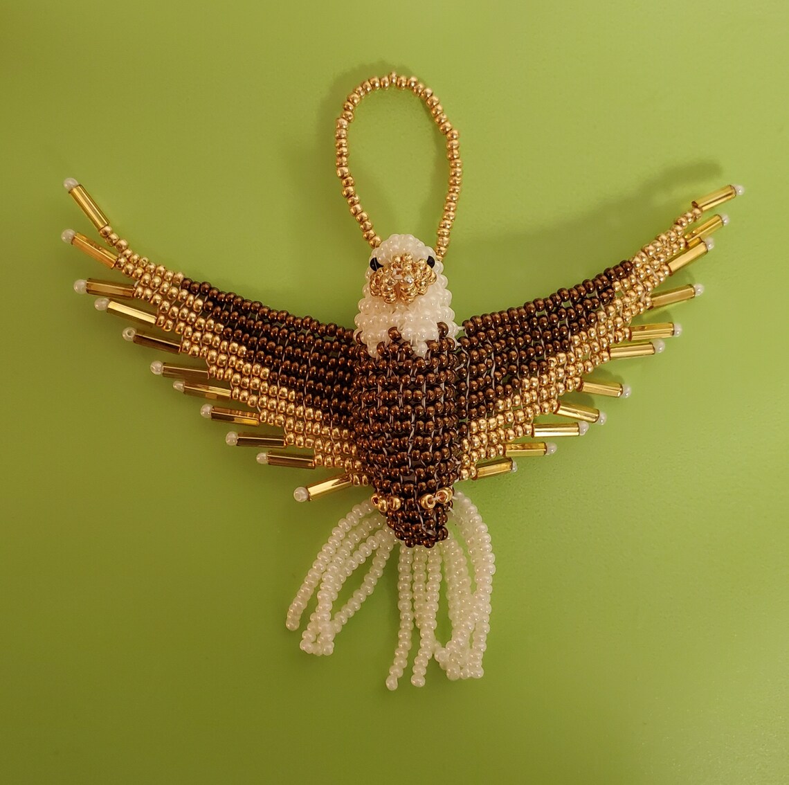 Beaded Eagle Ornament Suncatcher - Etsy