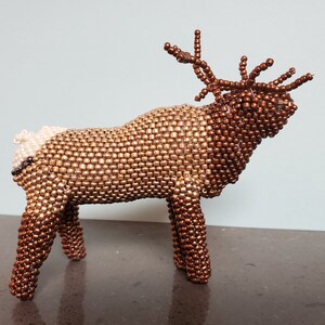 Beaded Elk (reindeer) Pattern (tutorial Only) - Etsy
