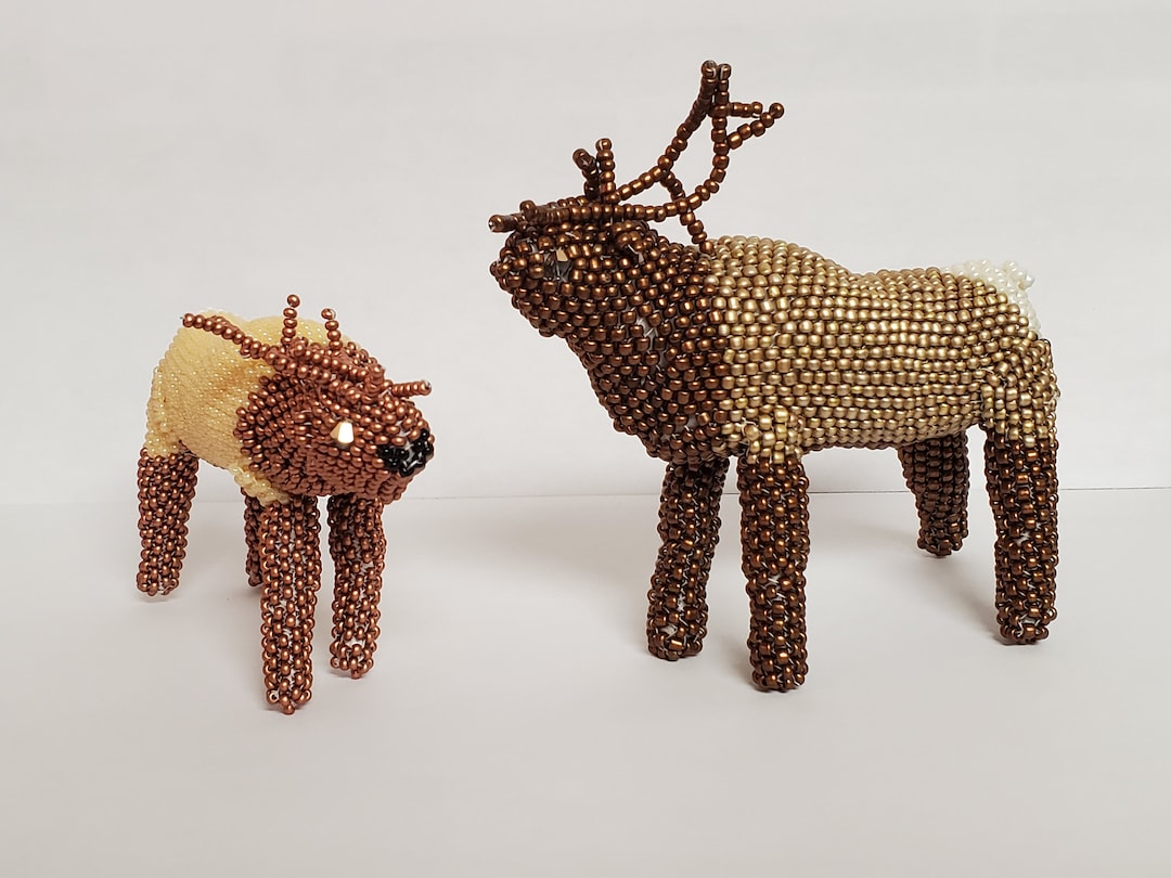 Beaded Elk (reindeer) Pattern (tutorial Only) - Etsy