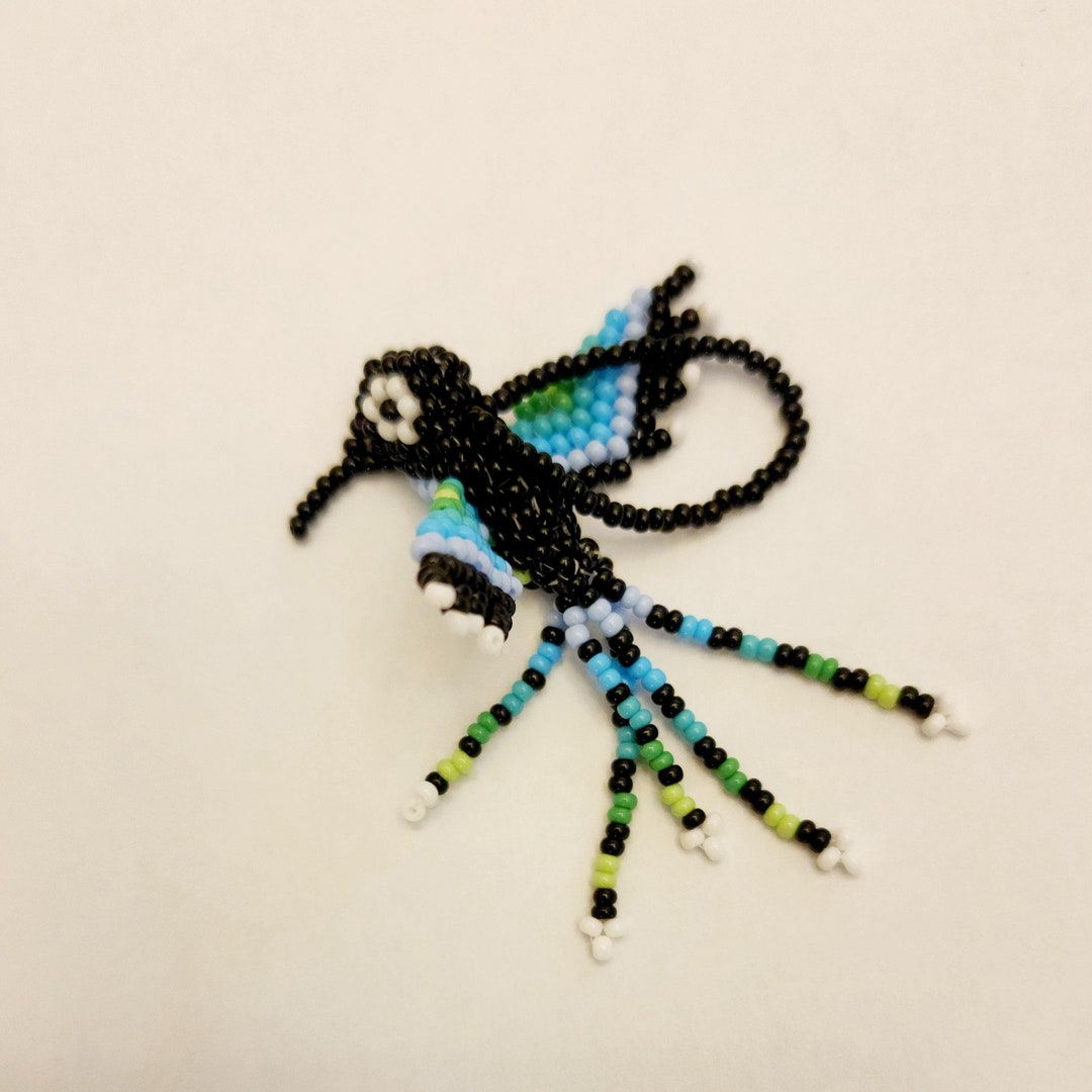 NEW Mini Beaded Hummingbird Pattern (tutorial Only) - 2 Color Schemes ...