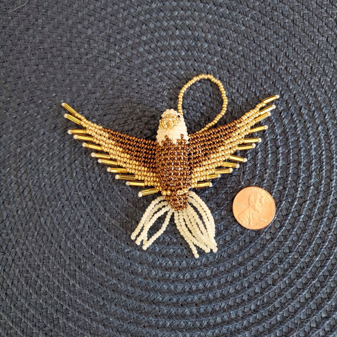 Beaded Eagle Ornament Suncatcher | Etsy