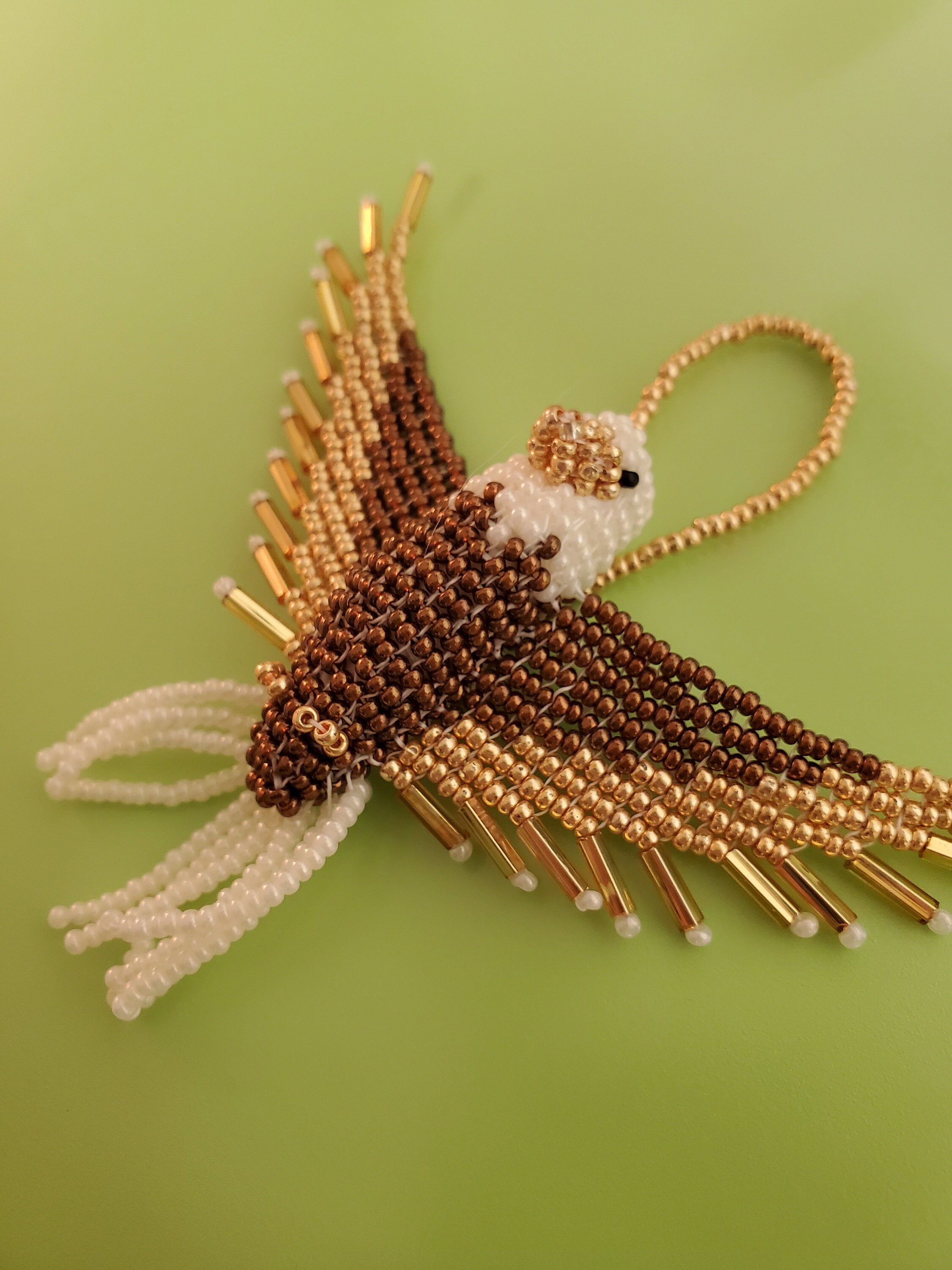 Beaded Eagle Ornament Suncatcher - Etsy