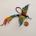 Beaded Hummingbird Pattern tutorial Only Black Rainbow - Etsy