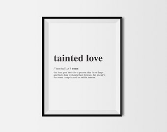 Tainted love | Etsy