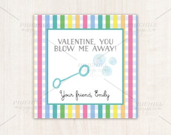 Sucker Valentine, Bubble Valentine, You Blow Me Away, Cute, Clever Fun ...