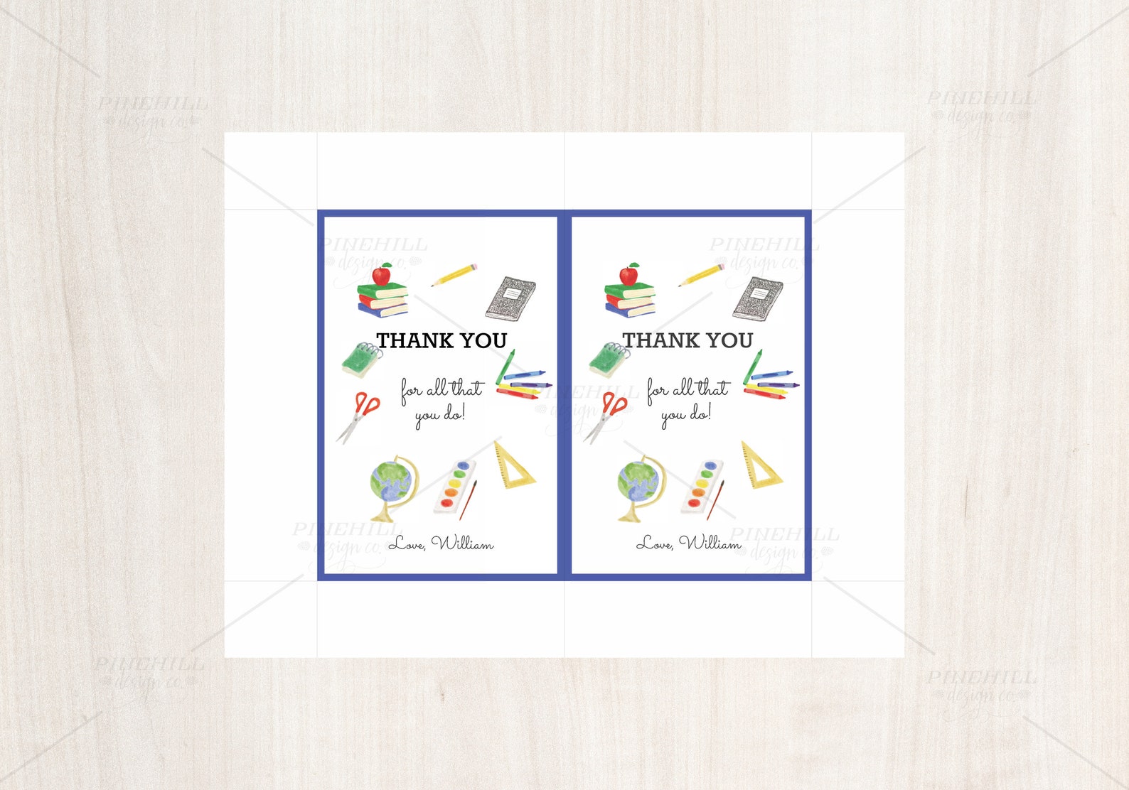 Teacher Appreciation Gift Tags Printable Editable - Etsy