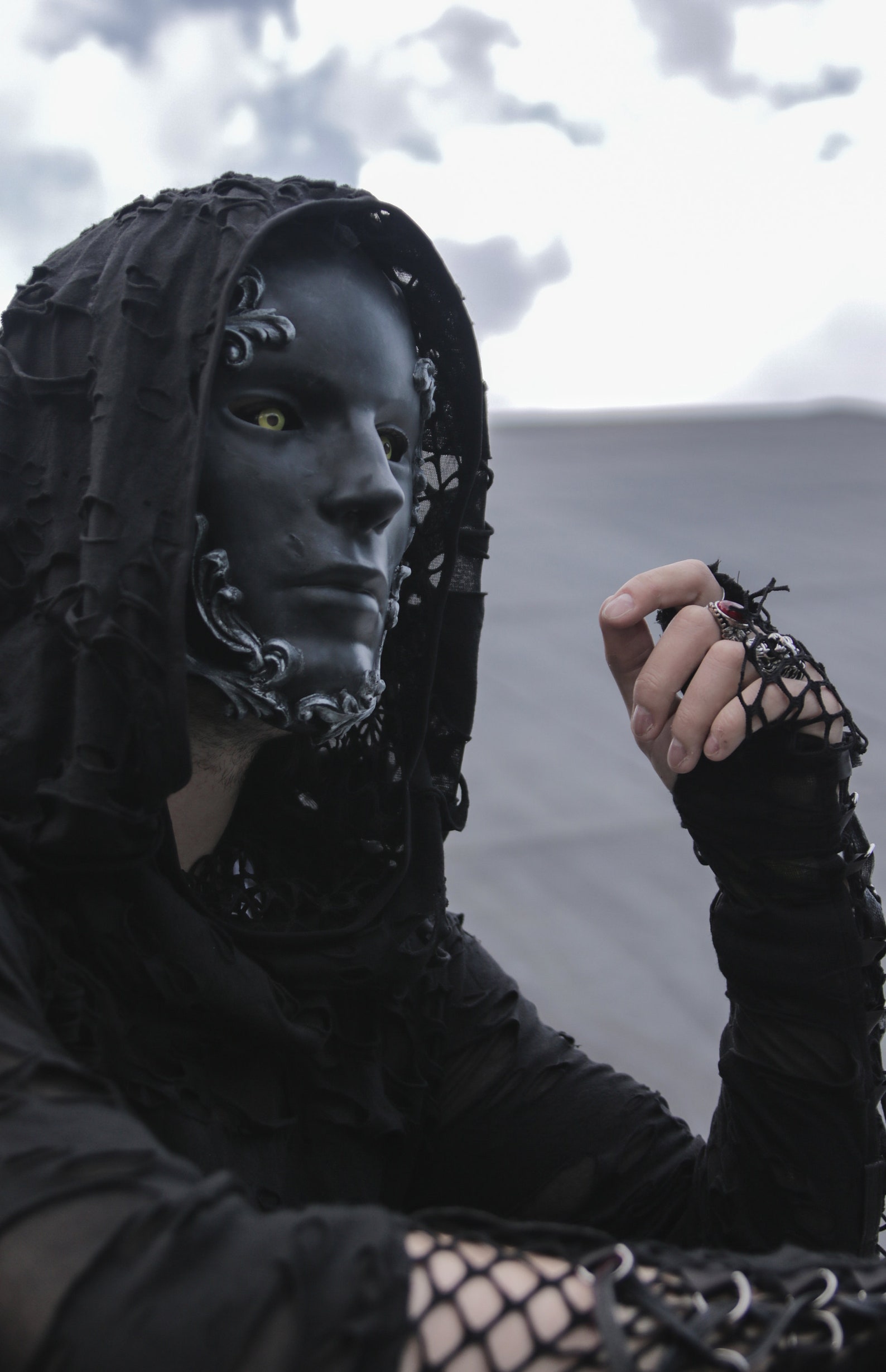 THE WANDERER Resin Full-Face Venetian Mask - Etsy Nederland