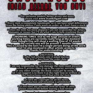 MR HELL (resin Full-face Venetian Mask) - Etsy