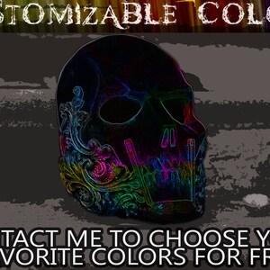 THE KING (resin Full-face Skull Mask) - Etsy