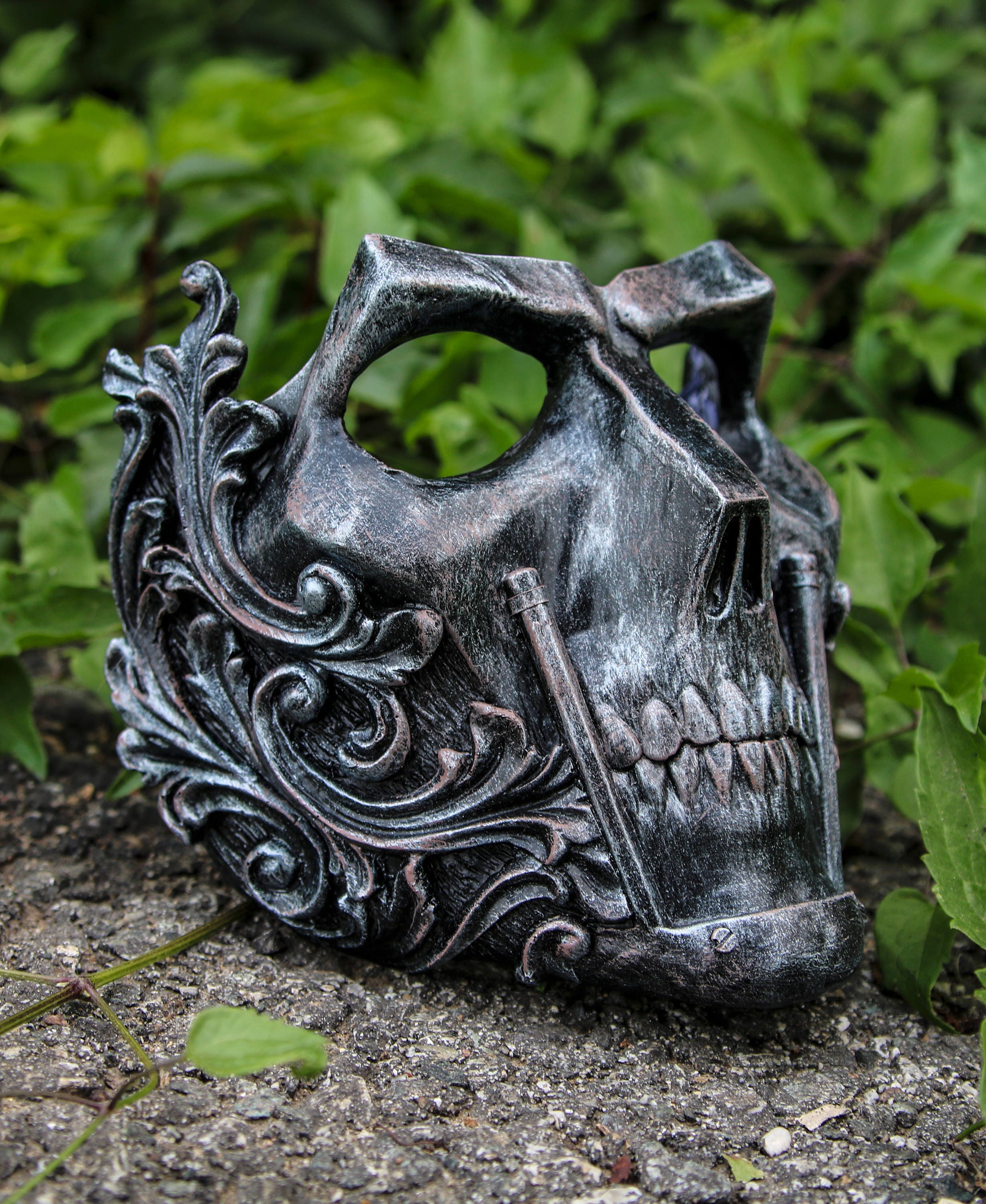 THE KNIGHT resin Full-face Skull Mask - Etsy