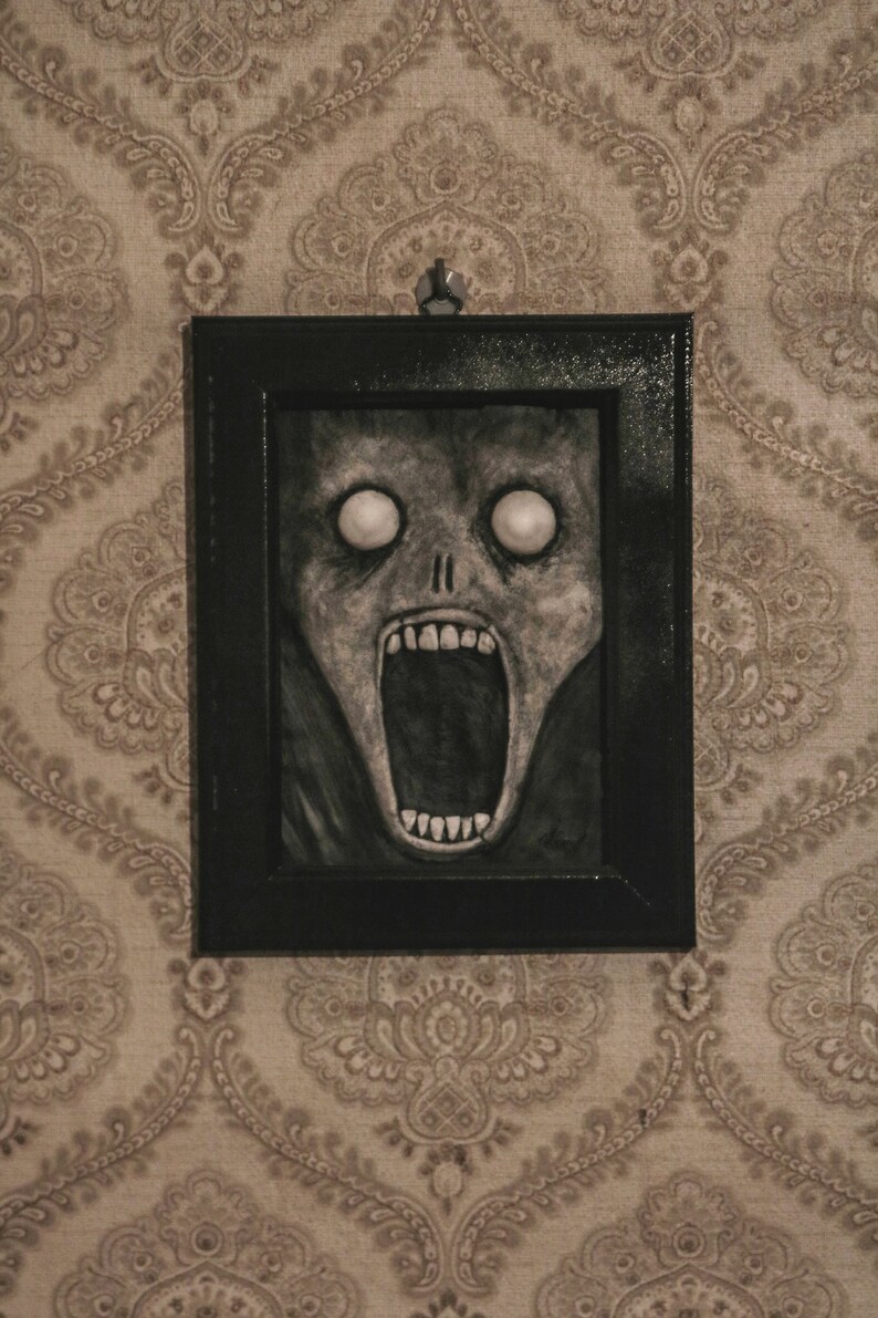 SCREAMER 3D Horror Picture - Etsy