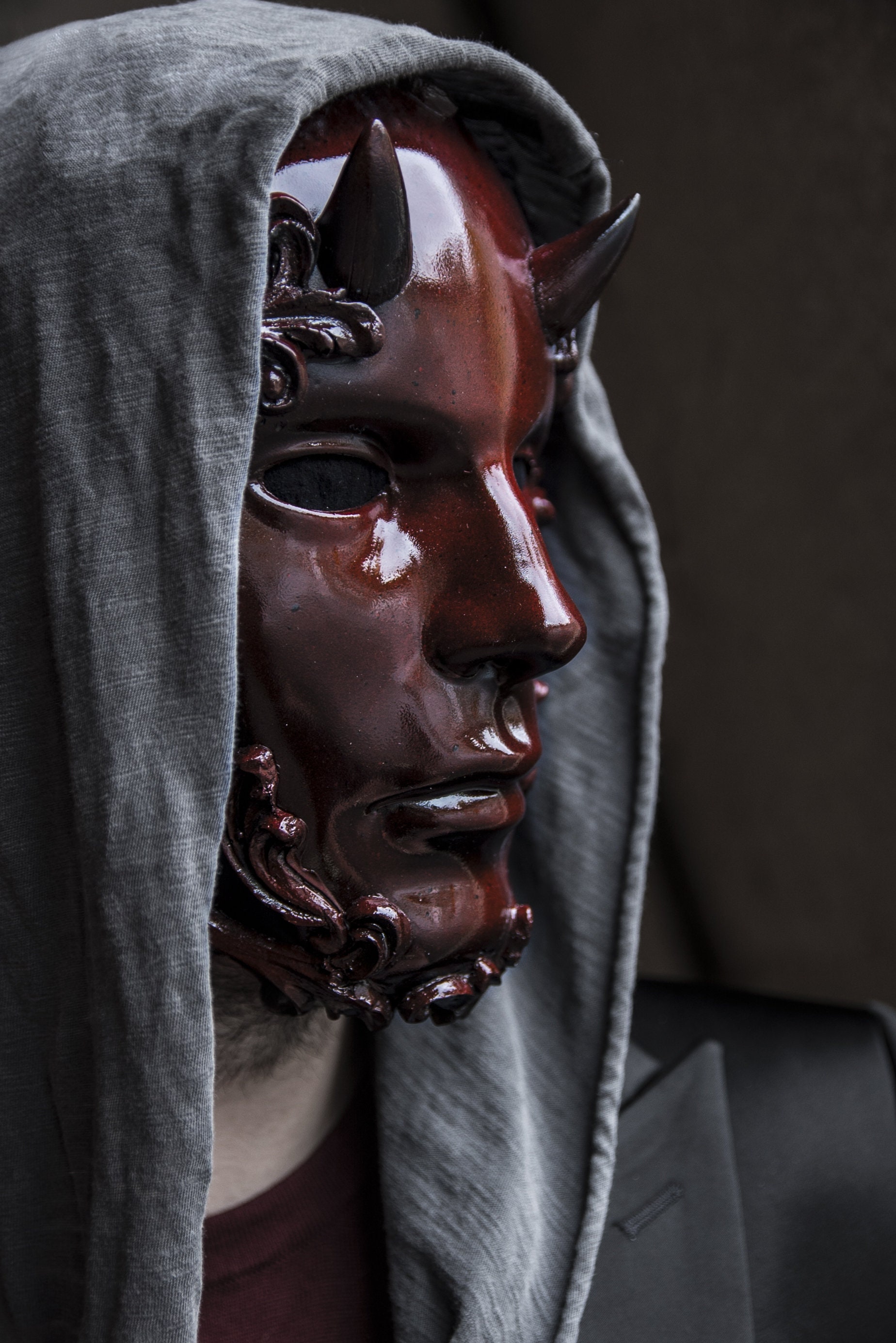 MR HELL resin Full-face Venetian Mask - Etsy Canada