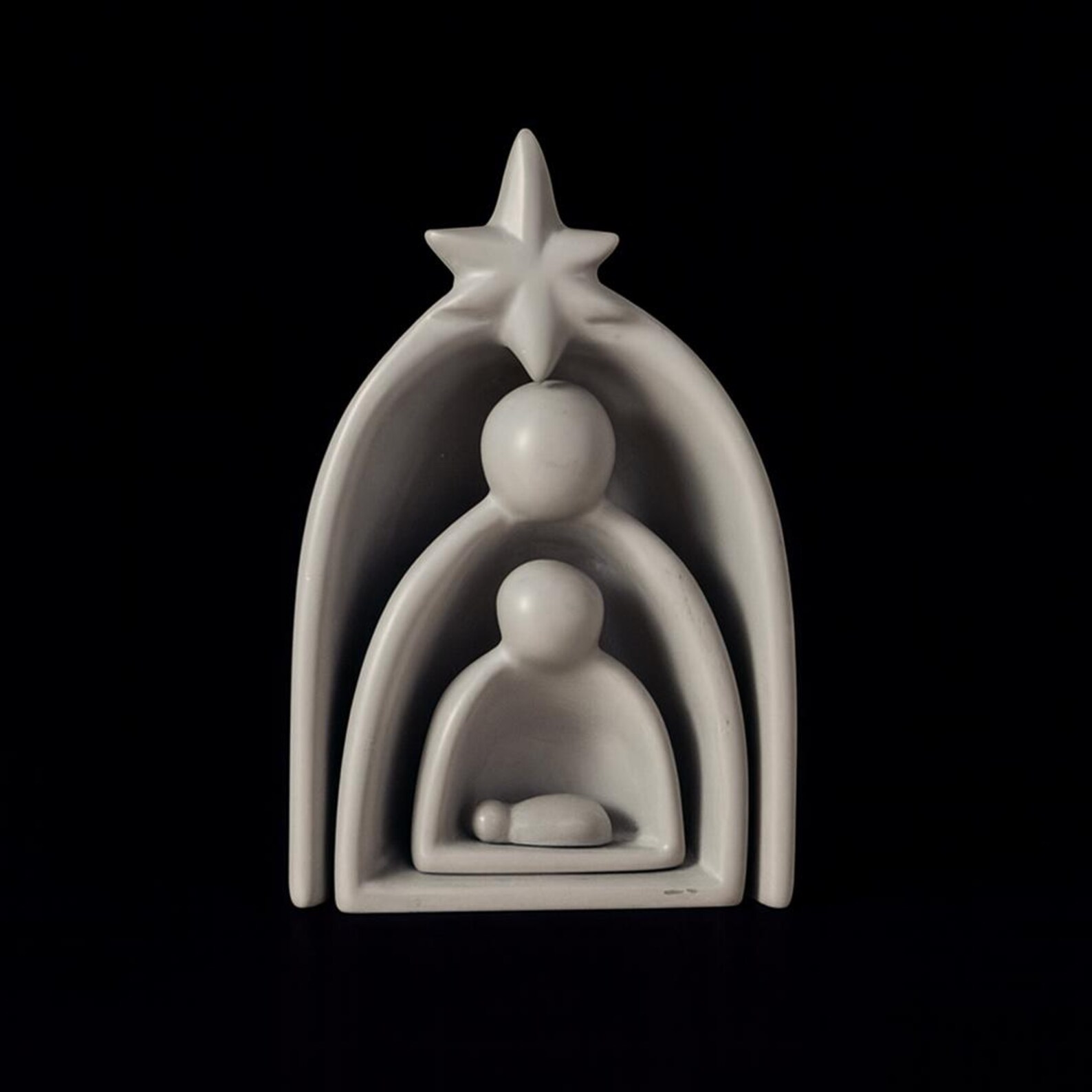 Grey Natural Soapstone Nativity - Etsy