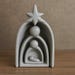 Grey Natural Soapstone Nativity - Etsy