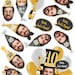 Funny Custom Men's Head Cake & Cupcake Toppers | 6 Unique Designs ...