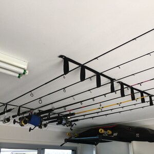 Fishing Rod Storage Rack Ceiling or Wall Mount 8 x Rods | Etsy