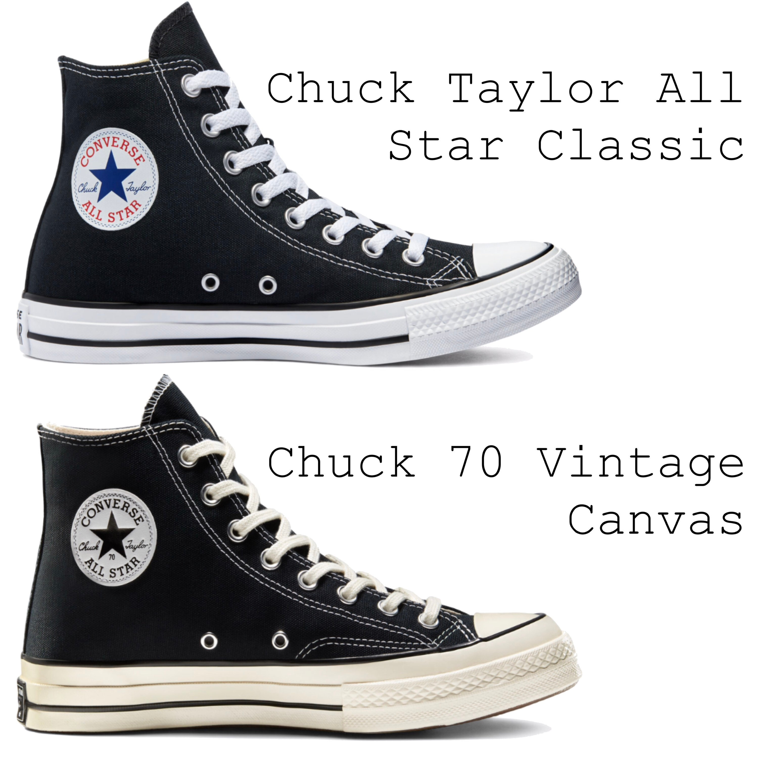Hand Embroidered Converse Black High Tops - Moon and Stars - Etsy