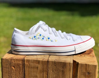 Custom Woman Chuck Taylor Converse Embroidered Space Galaxy | Etsy