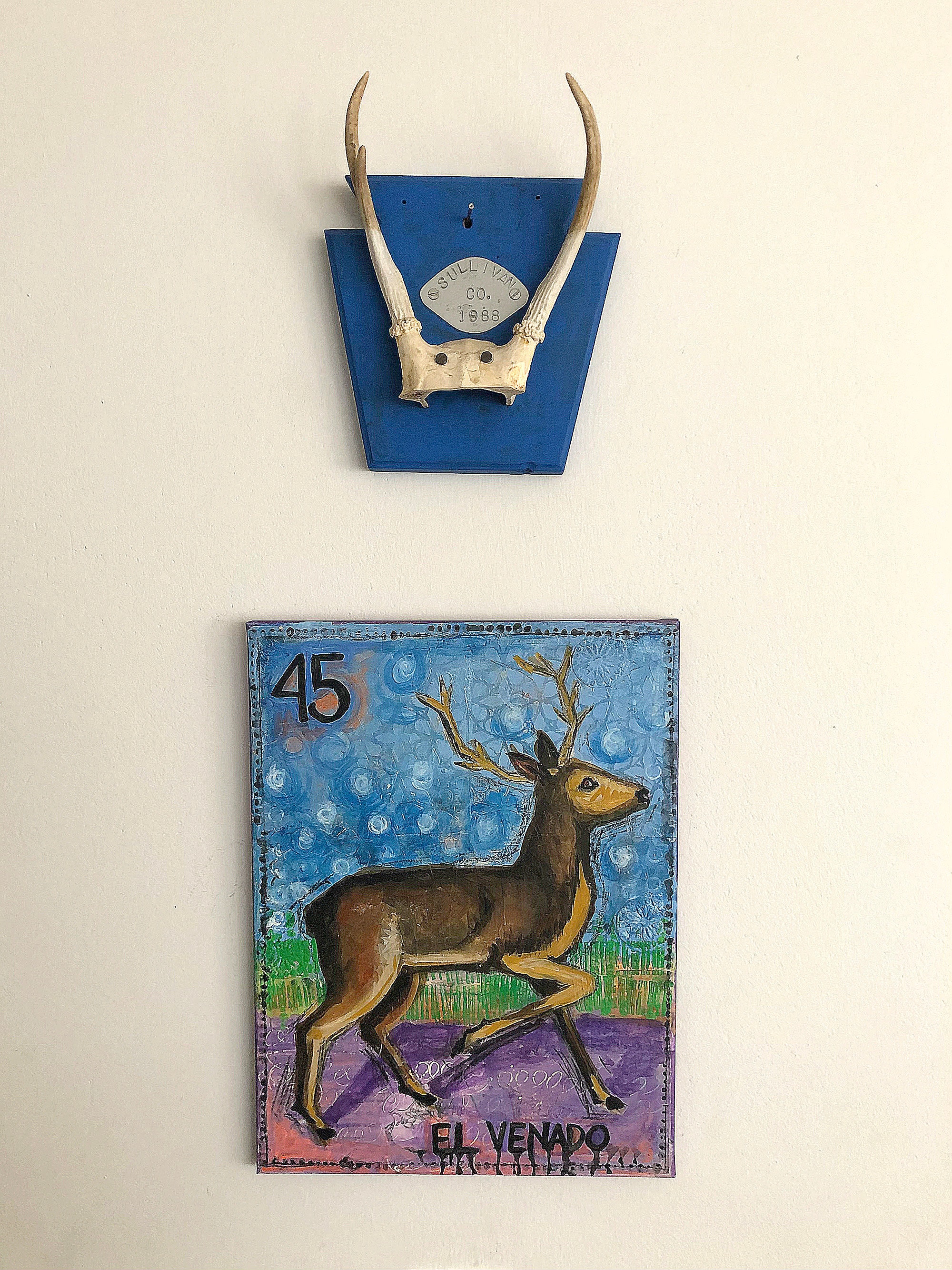 Deer El Venado Mexican Loteria Original Painting - Etsy