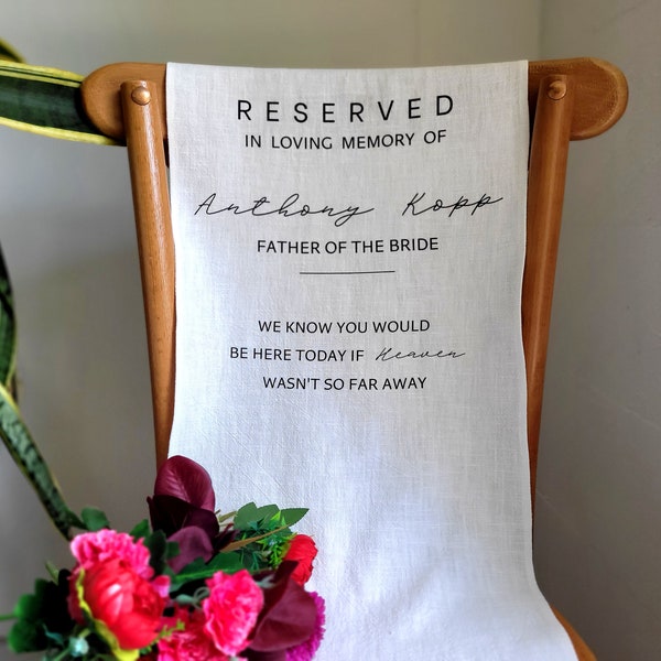 Reserved Seat Wedding Fabric - Etsy