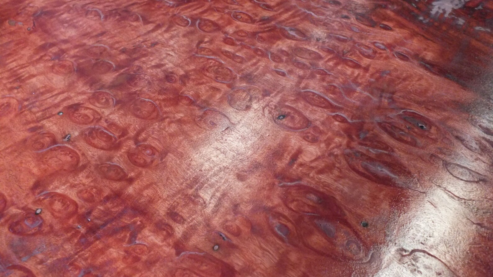 Redgum Slab Table Desk Top Approx 1500x800mm Birdseye Figuring Feature ...