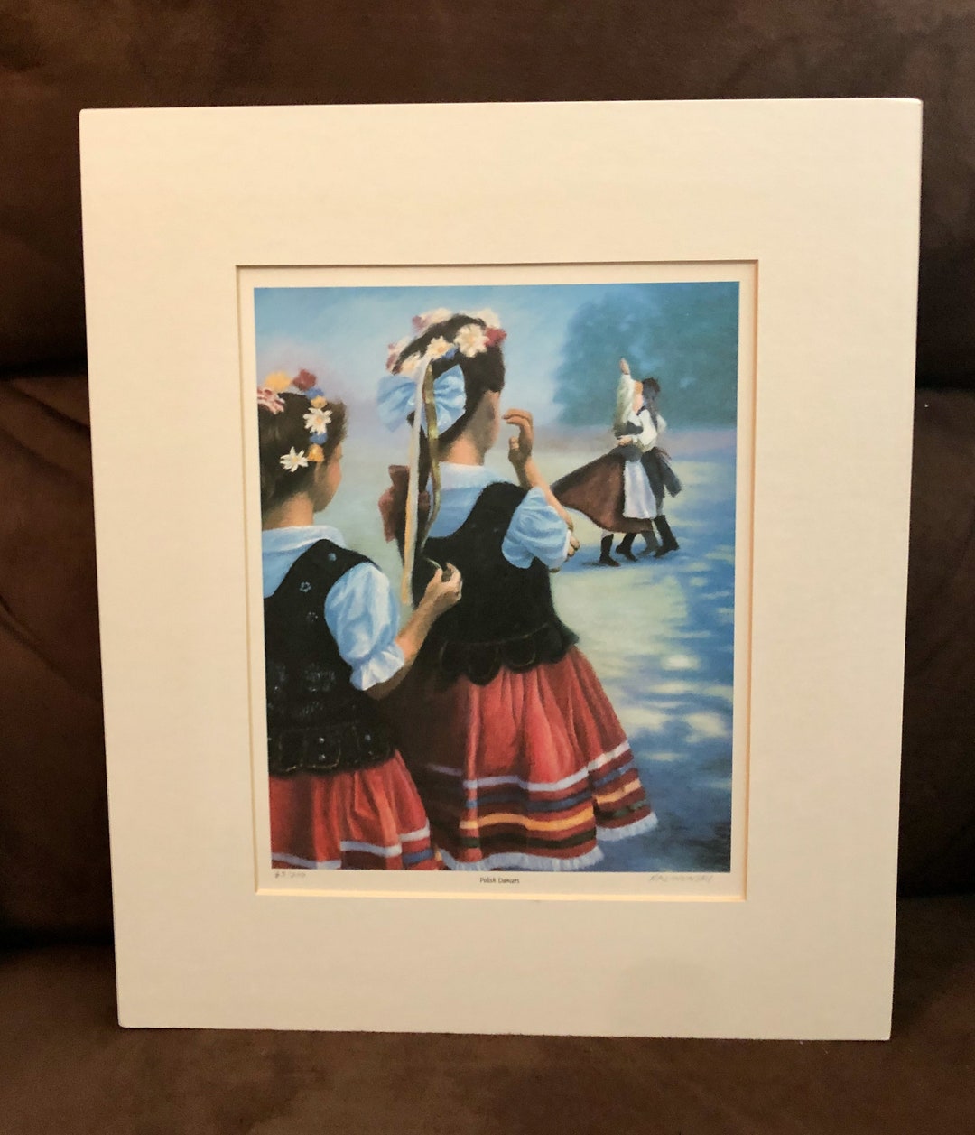 Print polish Dancers Artist Kalinowski - Etsy