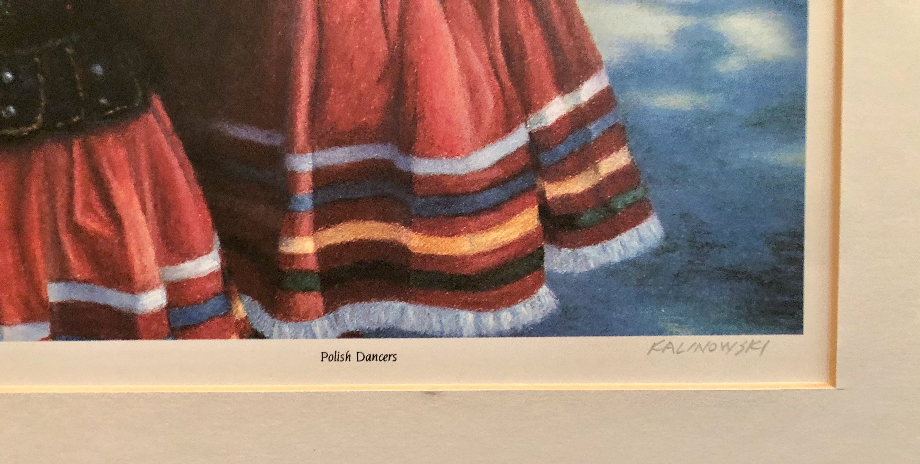 Print polish Dancers Artist Kalinowski - Etsy