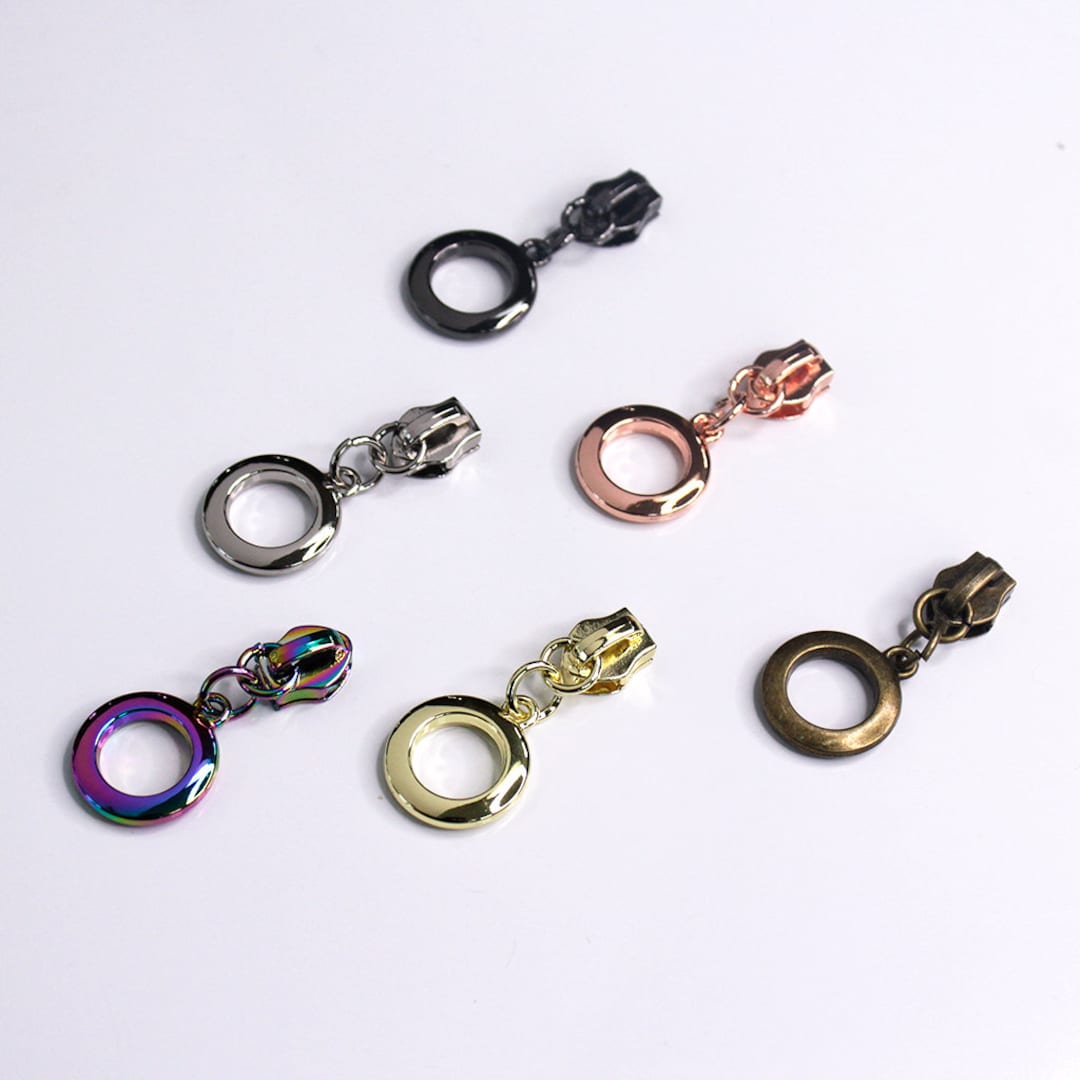 Size #5 Ring Zipper Pulls, Purse Zipper Pulls, Zipper Pulls - Etsy