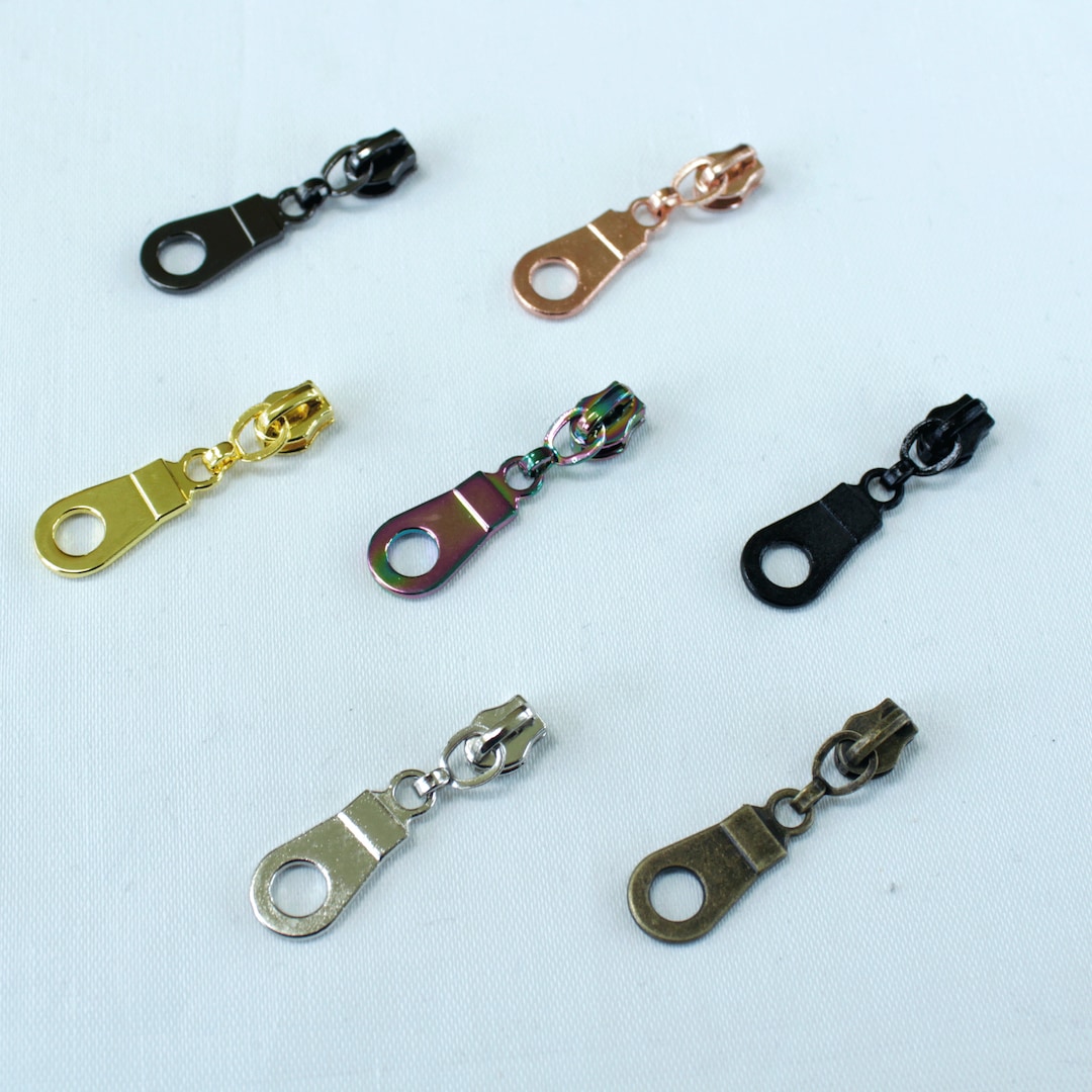 Size #3 Non-locking (regular) Zipper Pulls for Nylon Coil Zippers ...