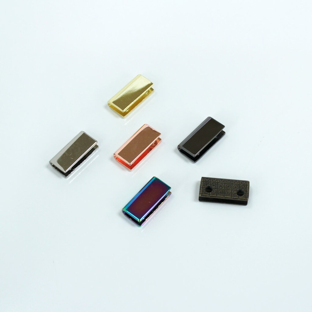 Rectangular Strap End Caps (4 Pcs) - Etsy