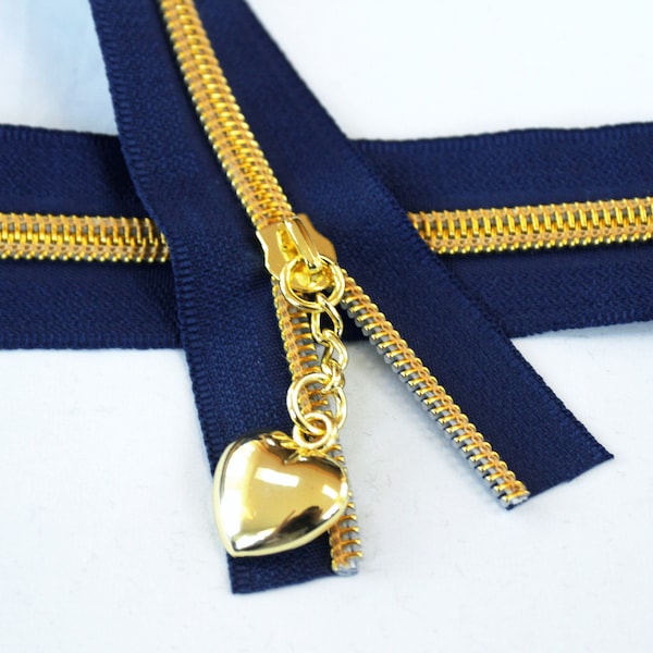 Navy Blue Zipper - Etsy