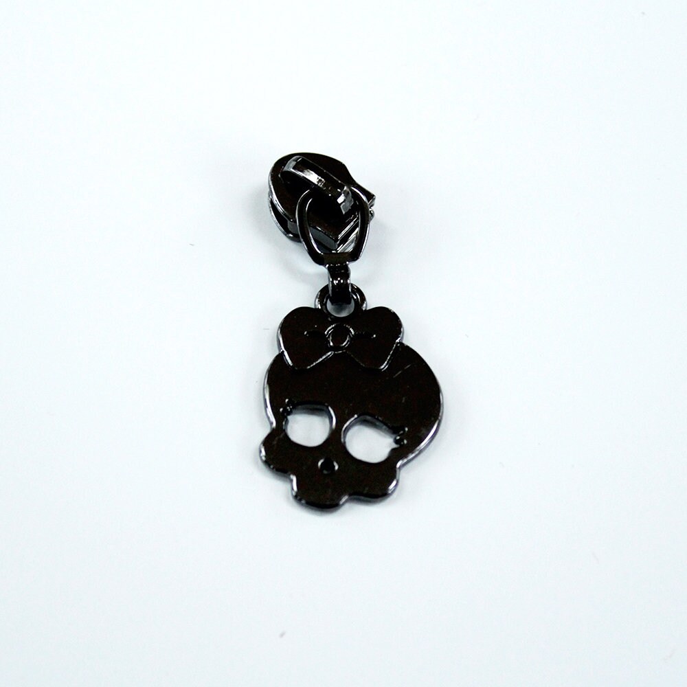 Size 5 Lady Skull Zipper Pulls Purse Zipper Pulls Zipper - Etsy