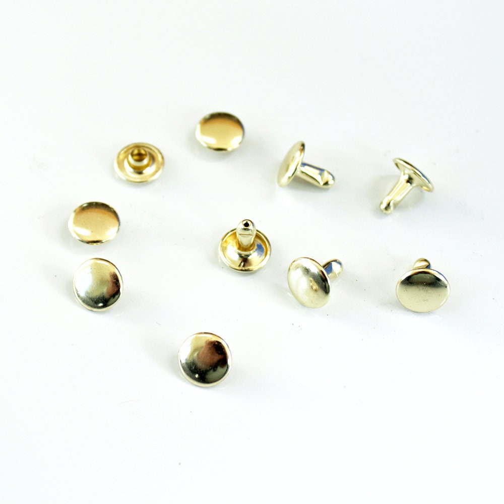 Double Cap Round Rivets, Bag Hardware - Etsy
