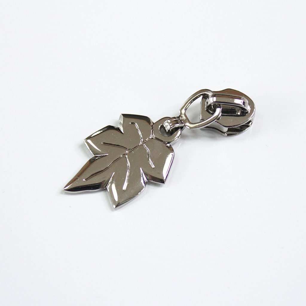 Size 5 Leaf Zipper Pull for 5 Nylon Coil Zippers Purse | Etsy