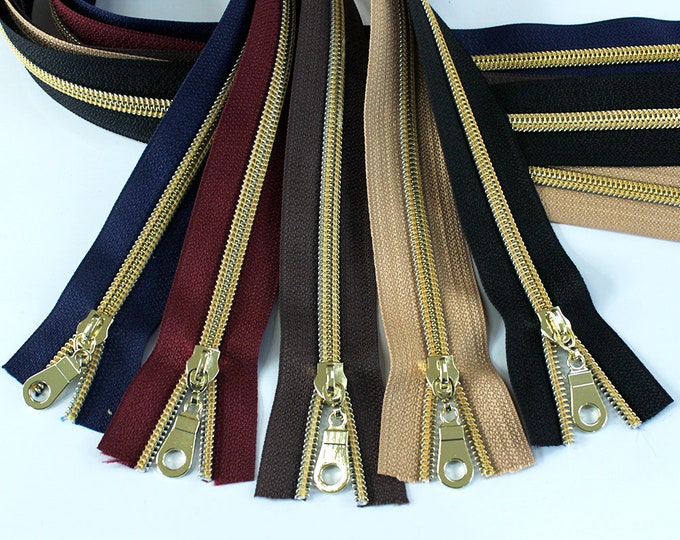 Size 5 Rainbow Collection Kit 2 Zipper by the Yard With - Etsy