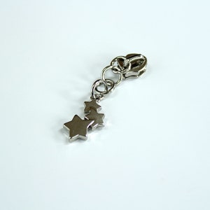 Size #3 Stars Zipper Pull for #3 Nylon Coil Zippers, Purse Zipper Pulls ...