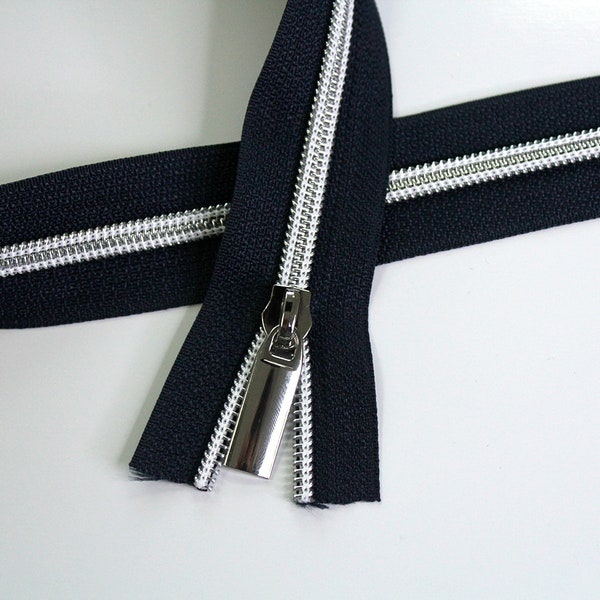 Navy Blue Zipper - Etsy