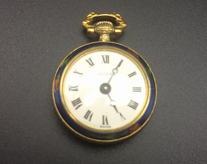 Watch Vintage Swiss - Depraz - Enamelled Blue Night Guilloché - Vintage ...