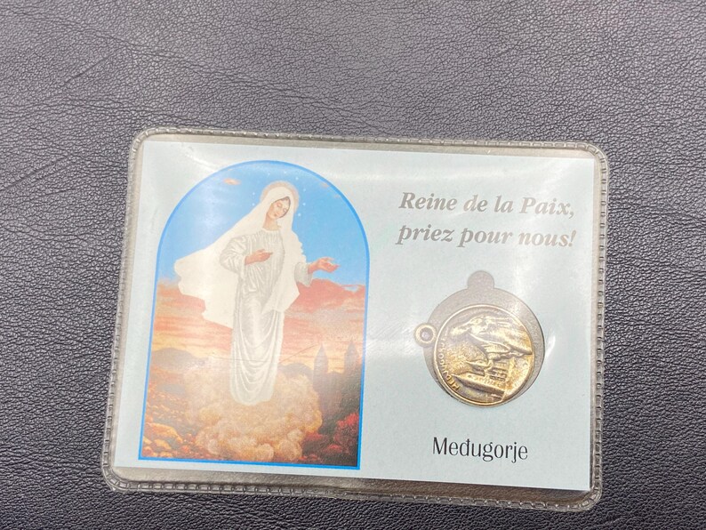Vintage Religious Medal, Protection Medal, From Medjugorje Medal ...