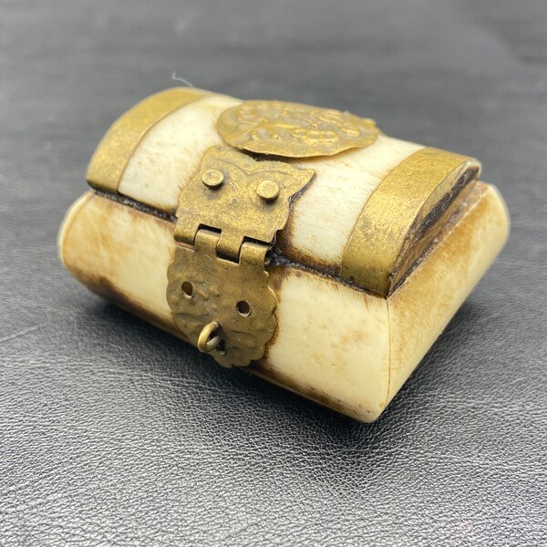 Carved Bone Box - Etsy