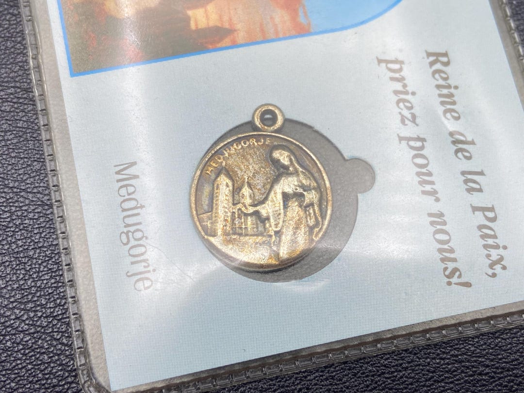 Vintage Religious Medal, Protection Medal, From Medjugorje Medal ...