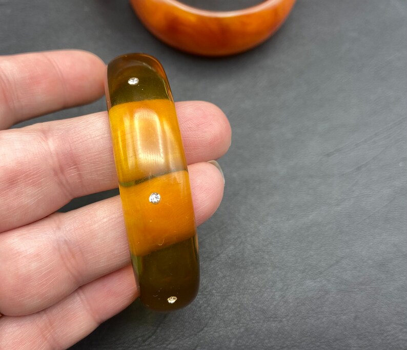 Set of 3 Assorted Vintage Bakelite and Lucite Bracelets in | Etsy