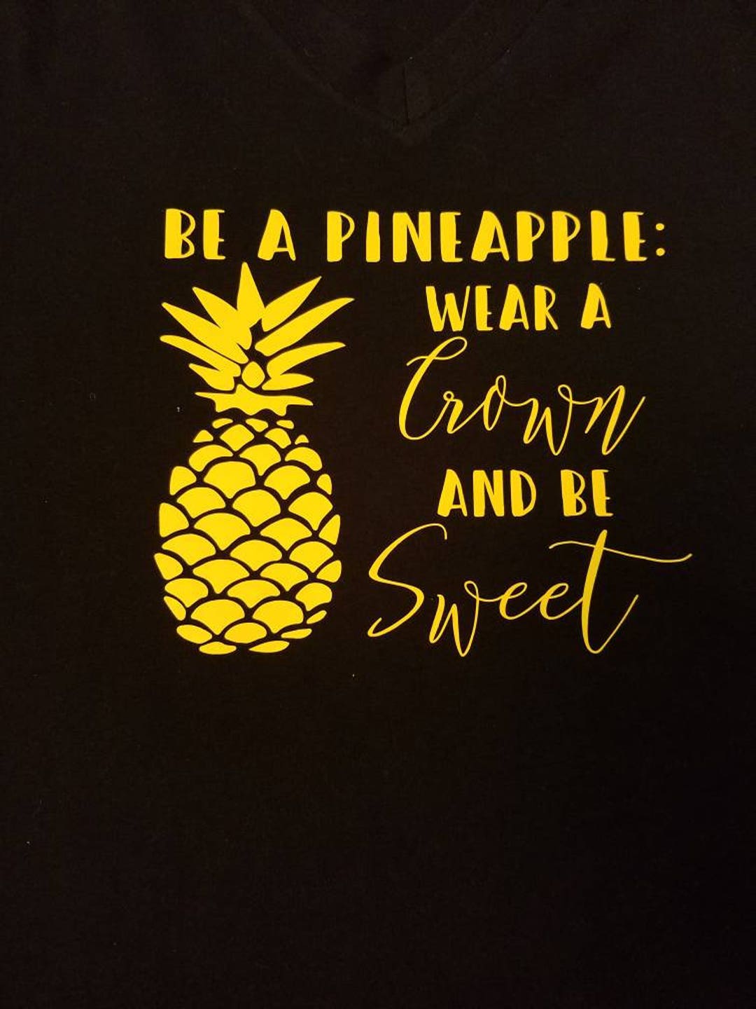 Be a Pineapple: Wear a Crown and Be Sweet - Etsy