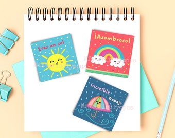 Spanish Reward Stickers - Etsy UK